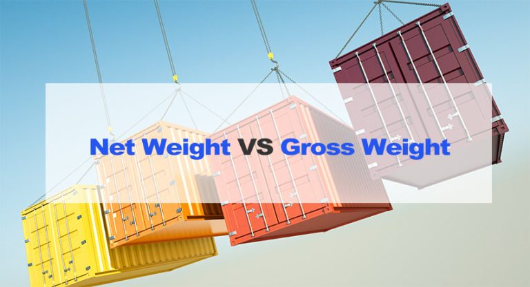 Net Weight vs Gross Weight: Differences in Shipment - Moer Sourcing ...